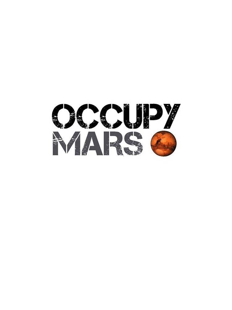 "Occupy Mars - Space Planet - SpaceX" iPhone Case for Sale by Peter ...