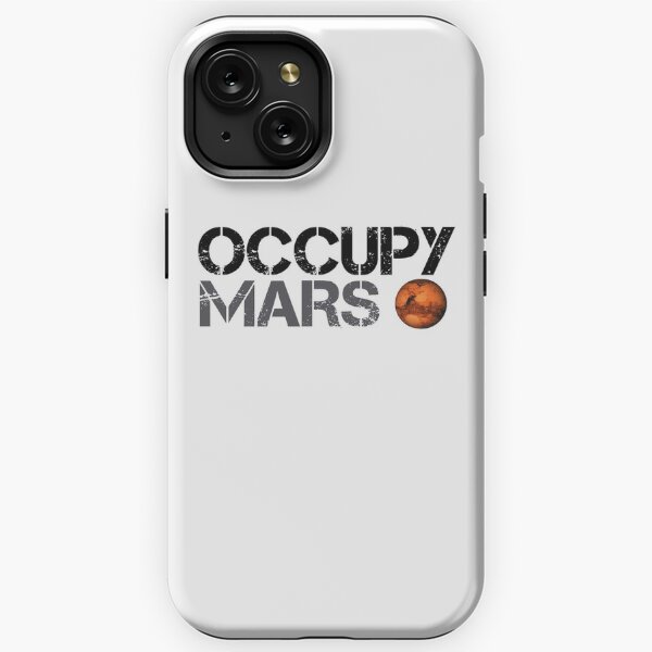 "Occupy Mars - Space Planet - SpaceX" iPhone Case for Sale by Peter ...