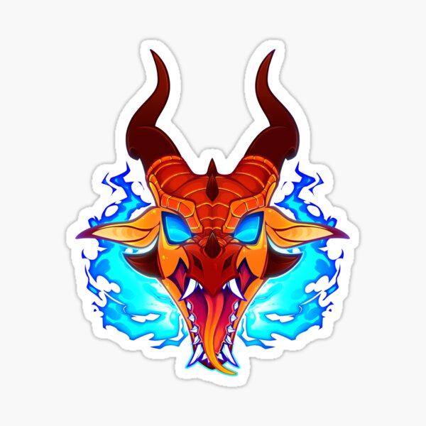 "Wings of Fire Peril the Skywing" Sticker for Sale by Lamp-P0st | Redbubble
