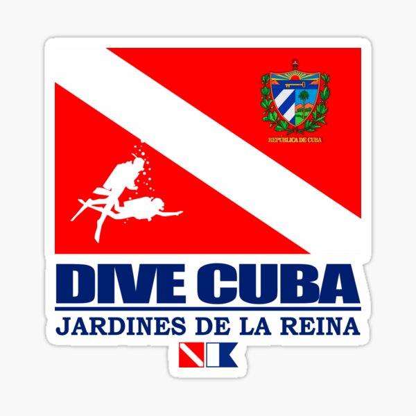 "Dive Cuba (DF)" Sticker for Sale by curranmorgan | Redbubble