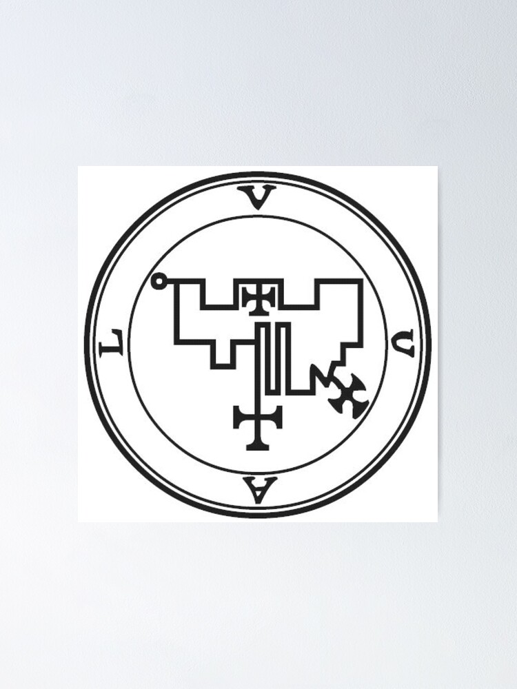 "Duke Vual - Black Sigil" Poster for Sale by DavidAGA | Redbubble
