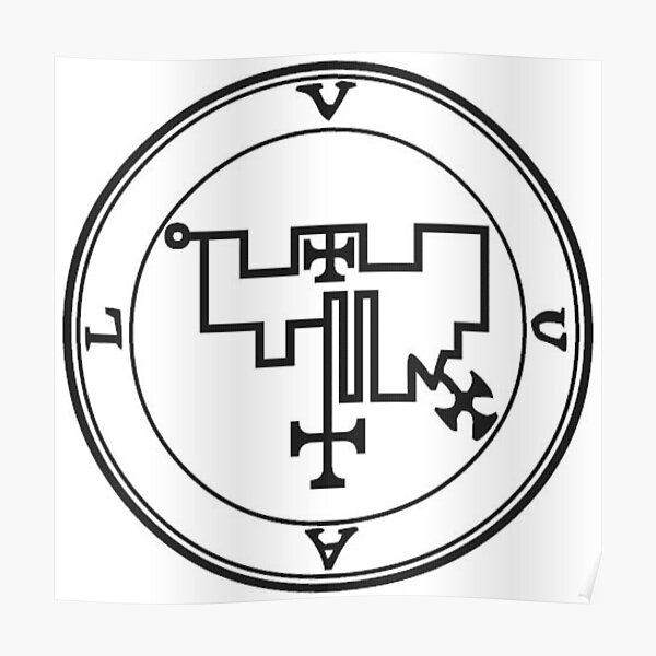 "Duke Vual - Black Sigil" Poster for Sale by DavidAGA | Redbubble