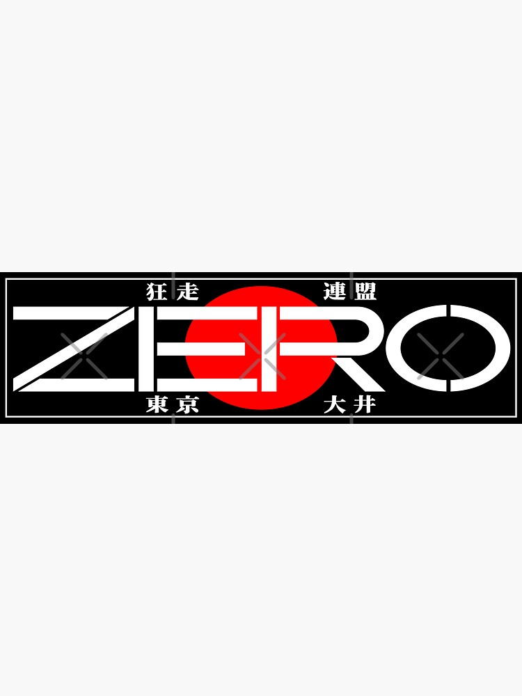 "ZERO - BOSOZOKU - HD" Sticker for Sale by Chanmaxx | Redbubble