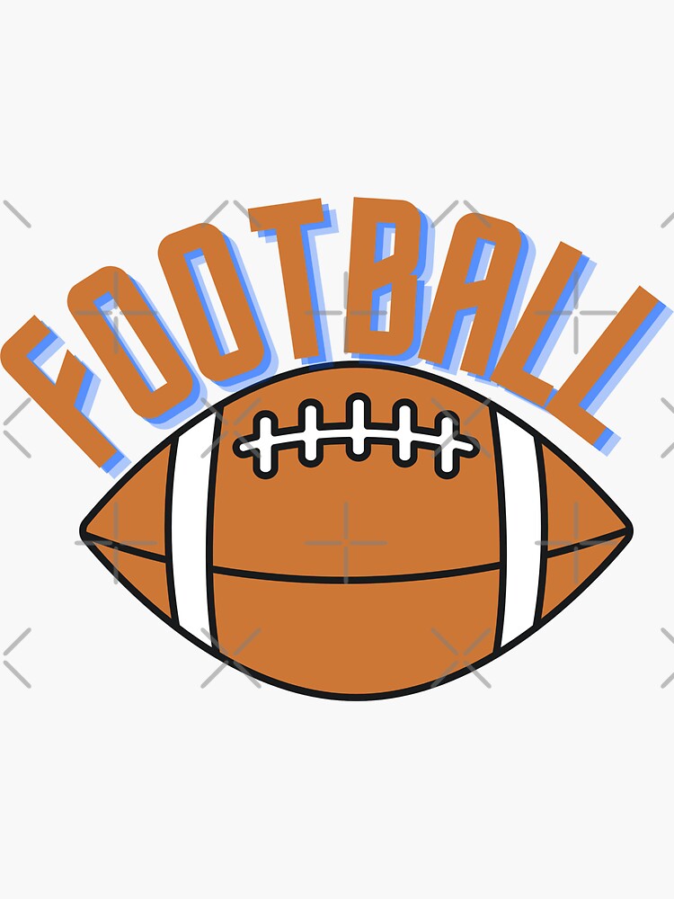 "Football jersey" Sticker for Sale by fullynikah | Redbubble