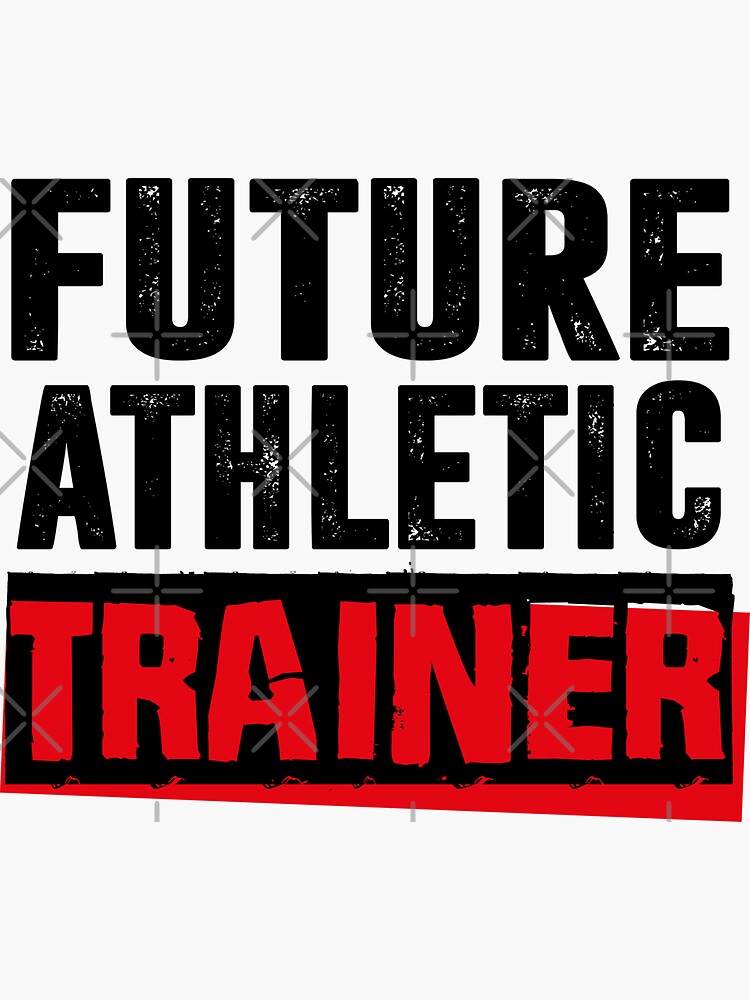 "Future athletic Trainer" Sticker for Sale by paubaz | Redbubble