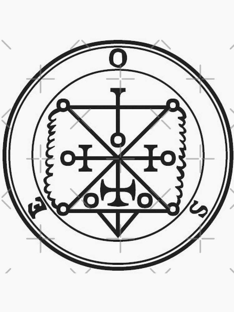 "President Ose - Black Sigil" Sticker for Sale by DavidAGA | Redbubble