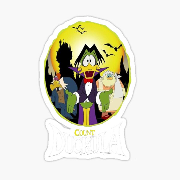 "Count Duckula " Sticker for Sale by Apex5 | Redbubble