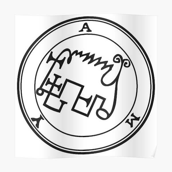 "President Amy - Black Sigil" Poster for Sale by DavidAGA | Redbubble