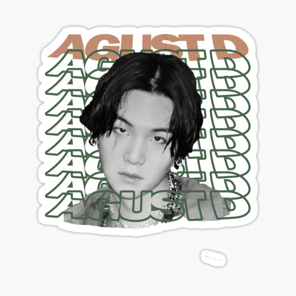 "BTS Min Yoongi" Sticker for Sale by JanaYvette | Redbubble