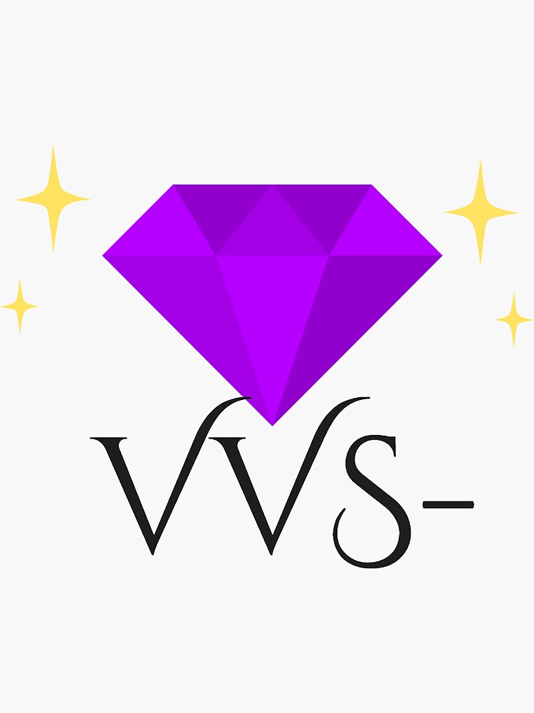 "VVS-" Sticker for Sale by VVS- | Redbubble