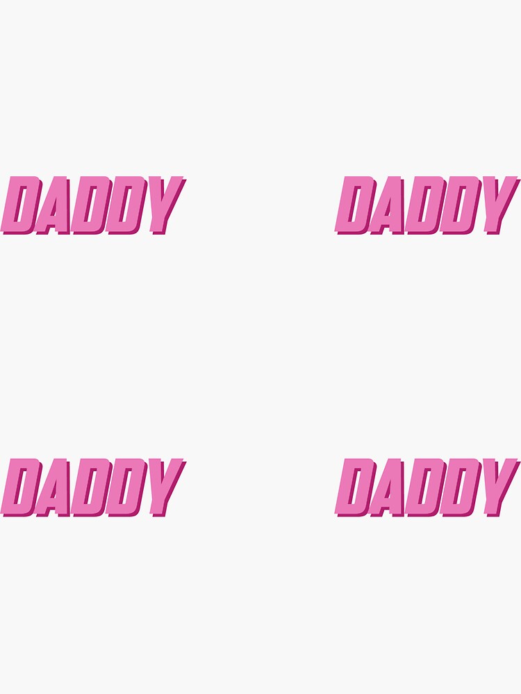 "Pink Daddy Kinky Set" Sticker for Sale by kawaiicrossing | Redbubble