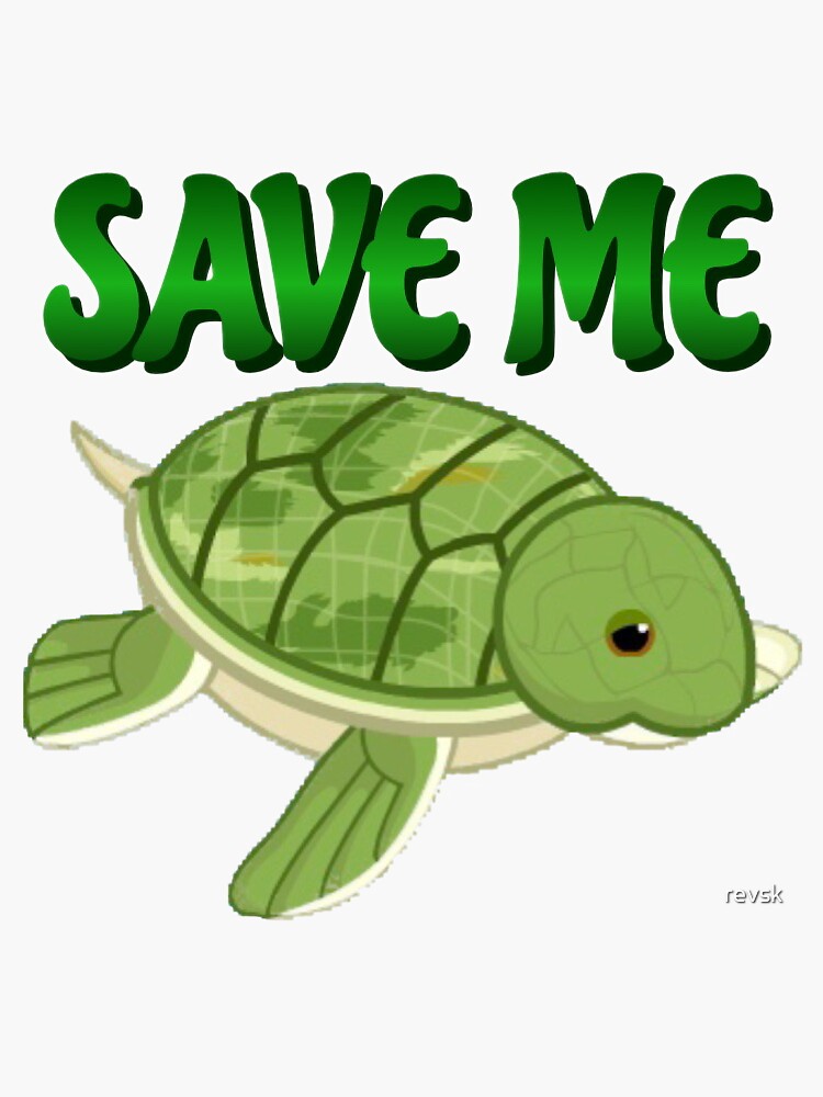 "Webkinz Save The Turtles meme" Sticker for Sale by revsk | Redbubble