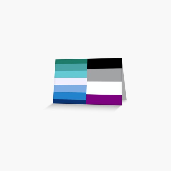 "mlm/nblm and asexual flag" Greeting Card for Sale by luvscreen | Redbubble