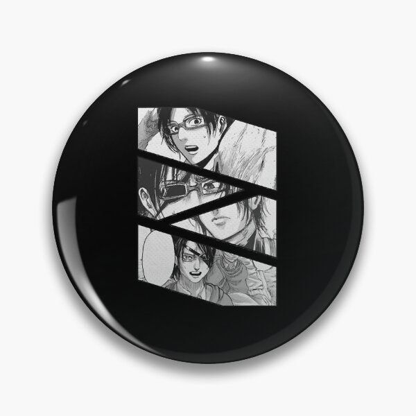 "Hange Zoe Attack On Titan Snk Cool AOT Anime Cool Manga Panel design ...