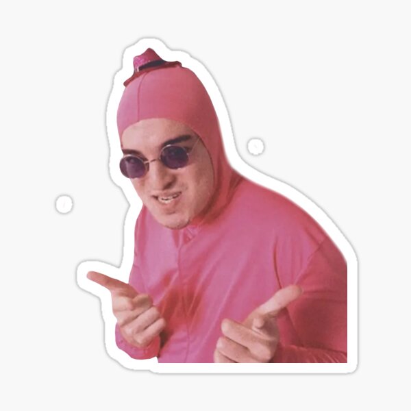 "Pink Guy" Sticker for Sale by CatGirl101 | Redbubble