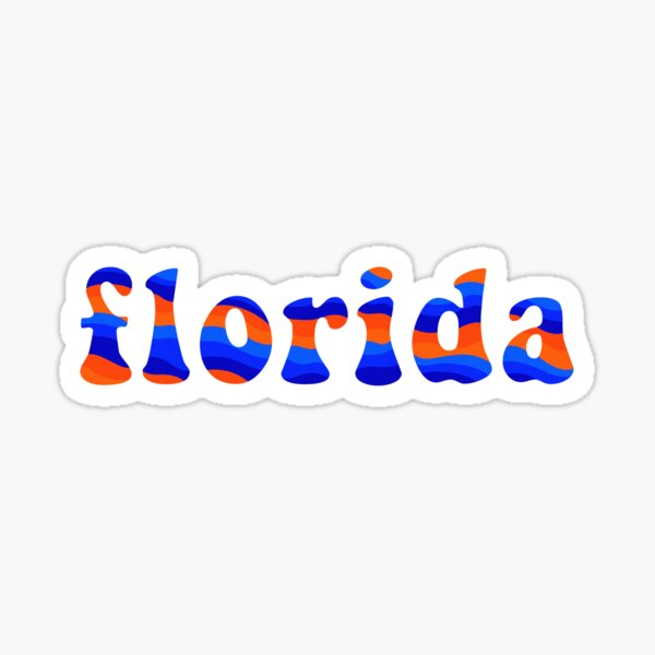 "University of Florida " Sticker for Sale by maddiesiegel | Redbubble