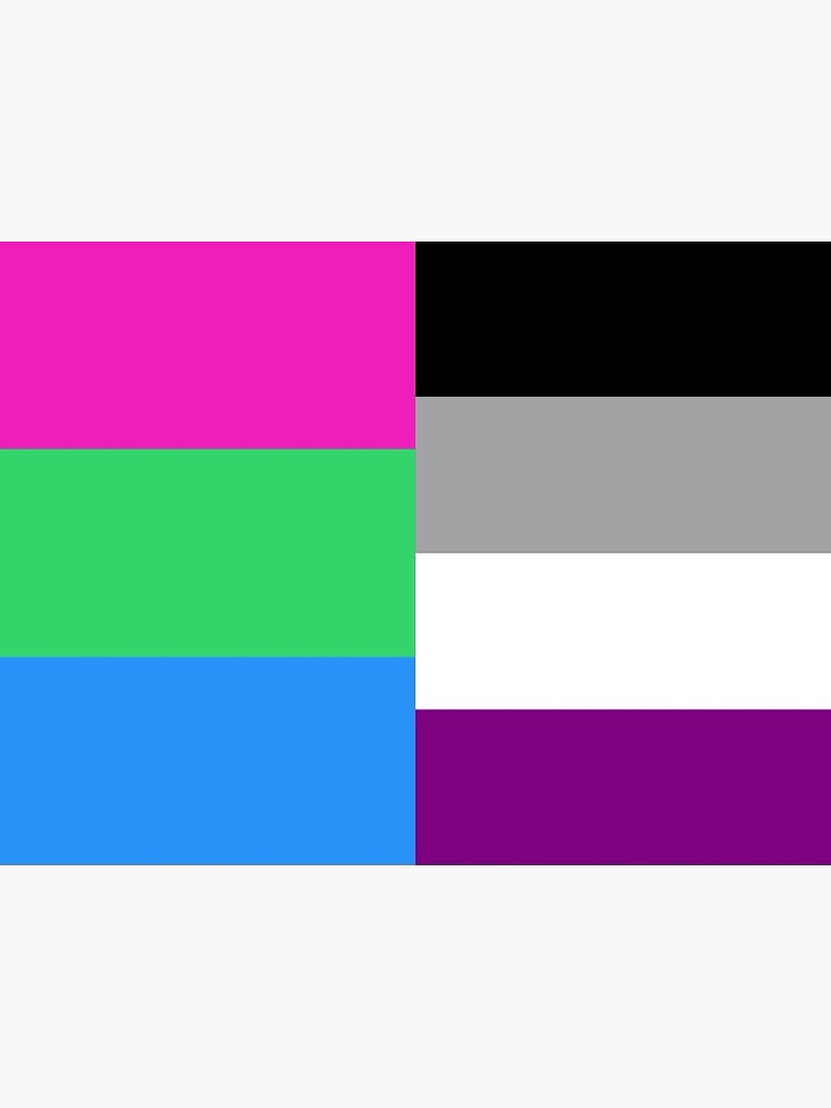 "polyromantic and asexual flag" Photographic Print by luvscreen | Redbubble