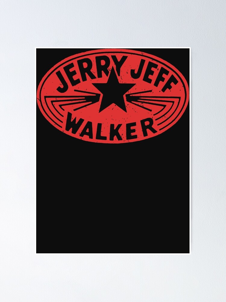 "Jerry Jeff Walker vintage logo Classic " Poster by RobertMorales49 ...