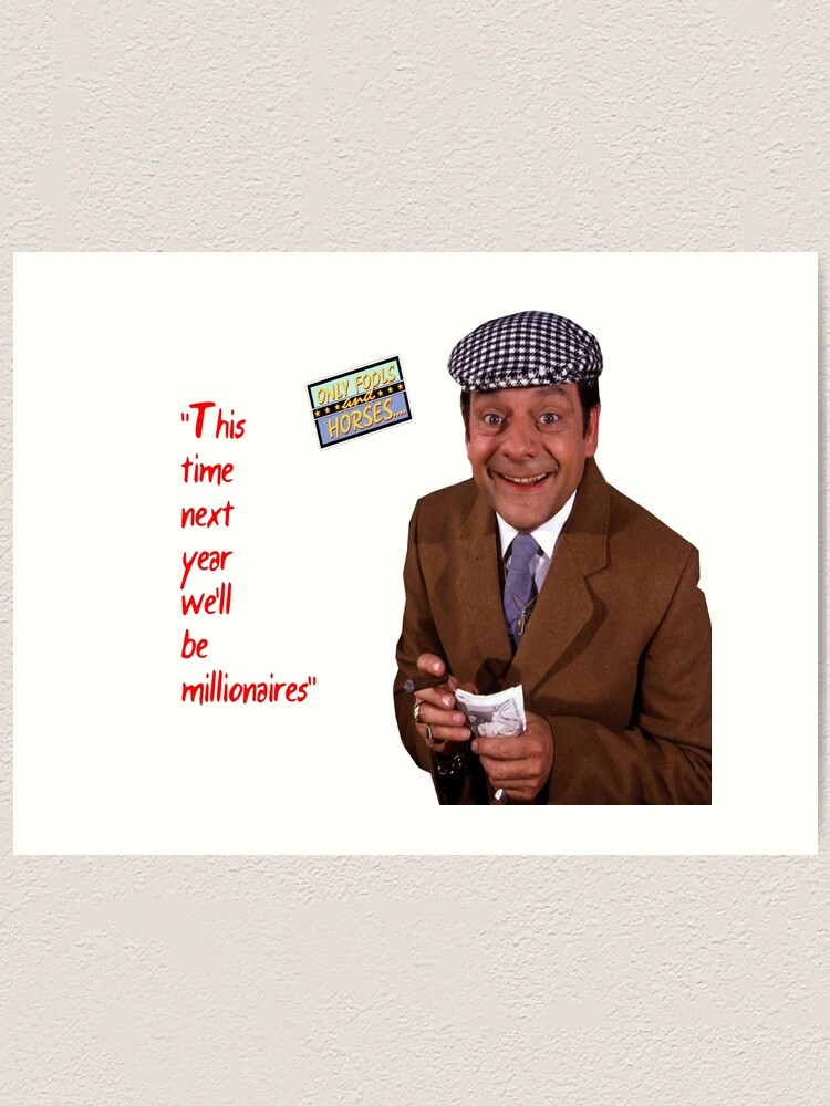 "Only Fools and Horses" Art Print by TomoBurt | Redbubble