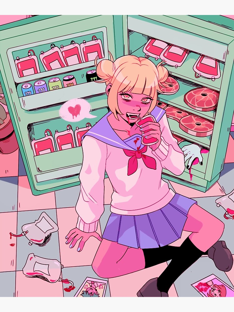 "Toga Himiko Vampire" Poster by dreamersclub | Redbubble