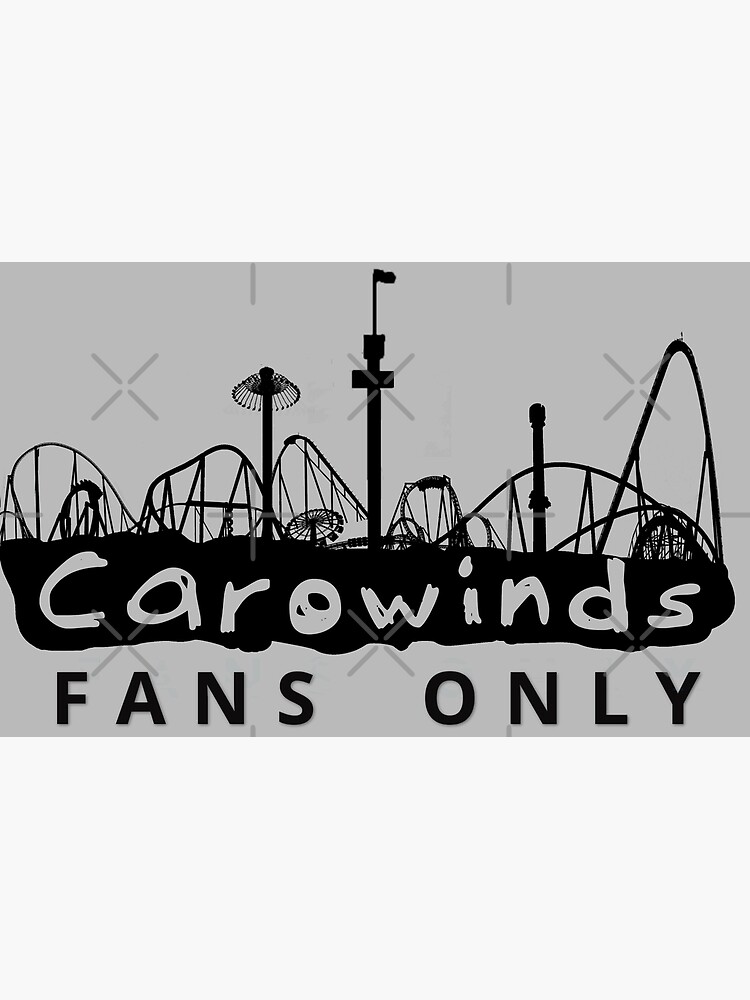 "Carowinds Fans Only Logo Design" Art Print for Sale by carowindsfanson ...