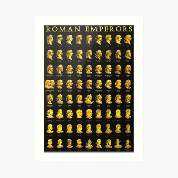 "Roman Emperors Poster" Art Print by SerafinaKGorska | Redbubble