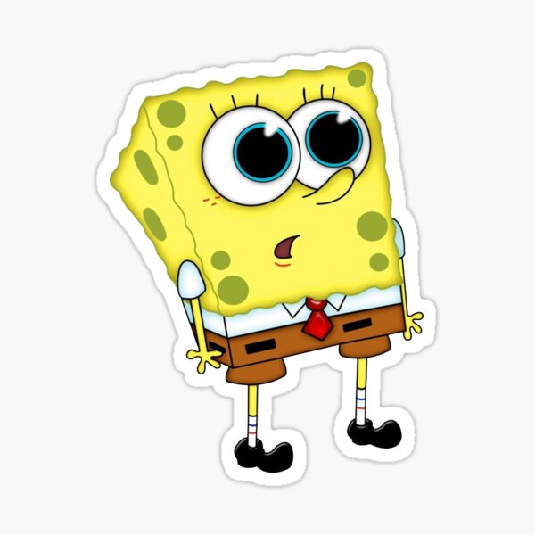 "SpongeBob SquarePants" Sticker for Sale by johncastello23 | Redbubble