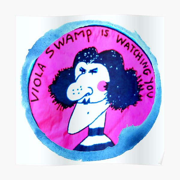 "80s aesthetic viola swamp circle " Poster by shesxmagic | Redbubble