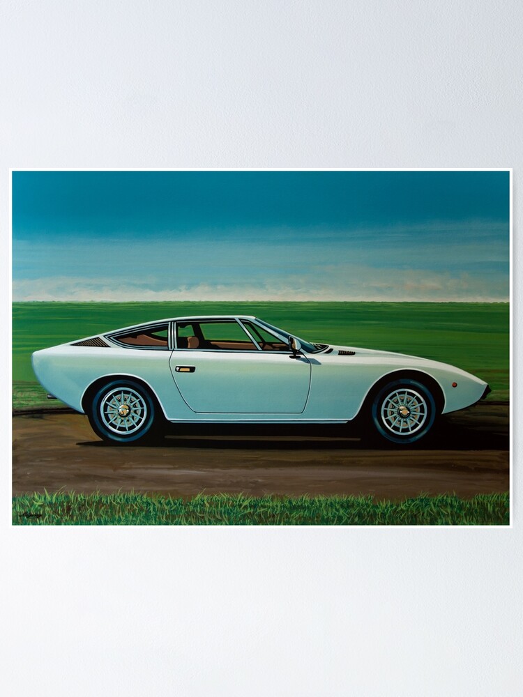 "Maserati Khamsin Painting" Poster by PaulMeijering | Redbubble
