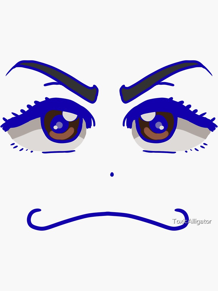 "Kara Face" Sticker by ToxicAlligator | Redbubble