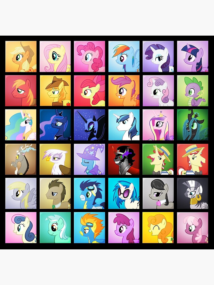 "Pony Blocks" Poster for Sale by stevesellsstuff | Redbubble