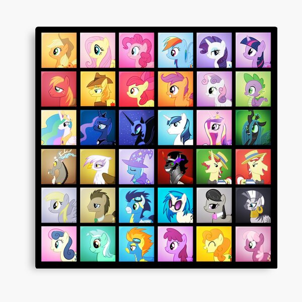 Mlp Fim Canvas Prints | Redbubble