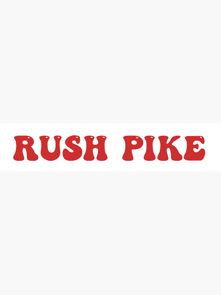 "rush pike" Sticker by kjurenka | Redbubble
