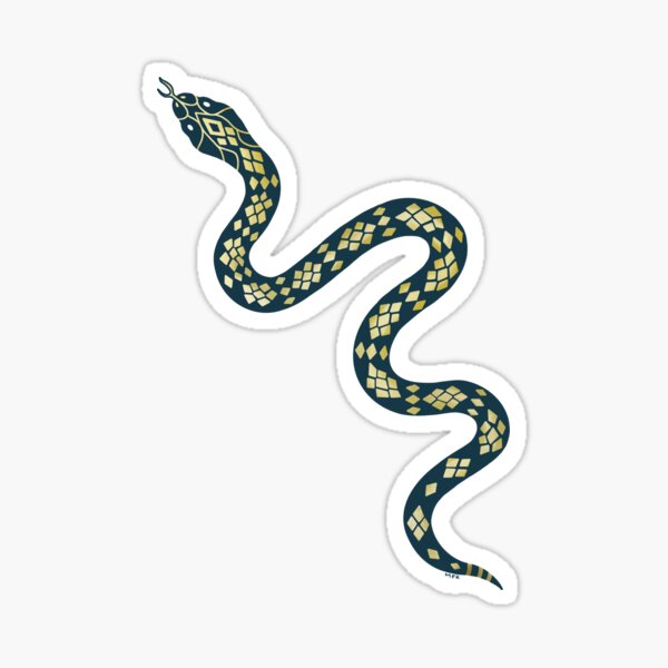 "Snake" Sticker by MFK-Draws | Redbubble