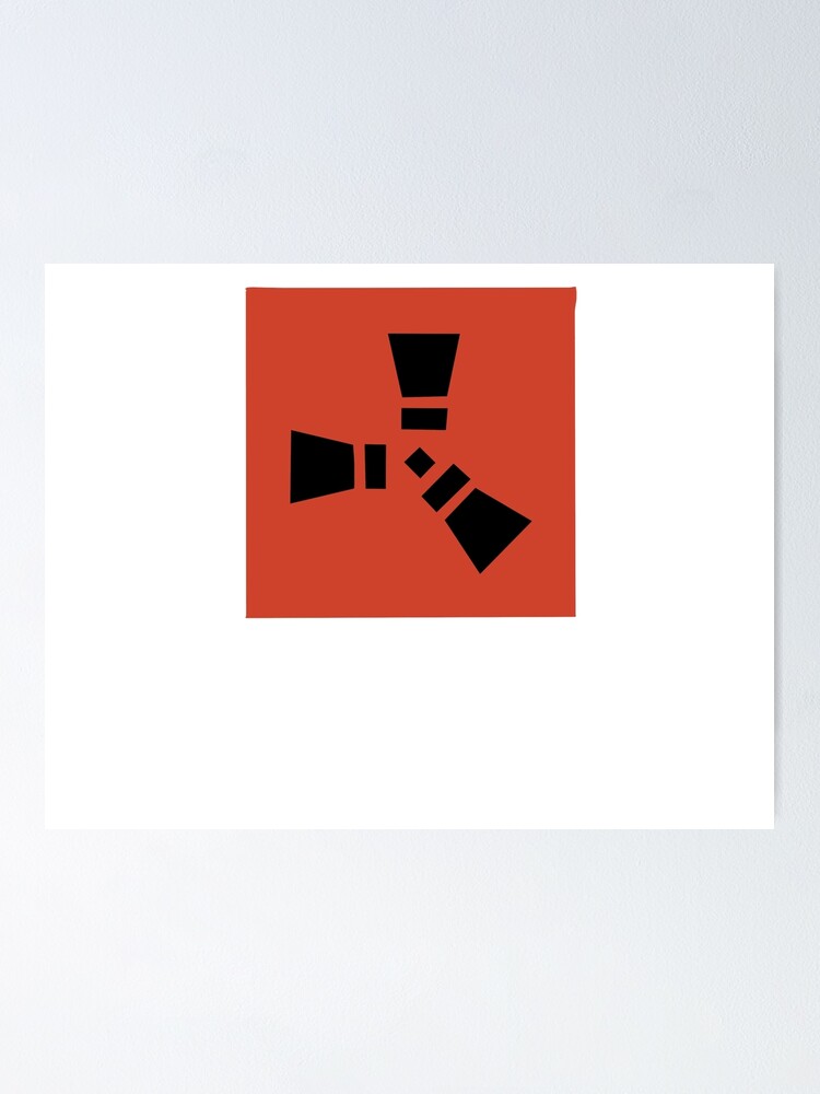 "Rust pc gamer logo" Poster for Sale by mommaKart | Redbubble
