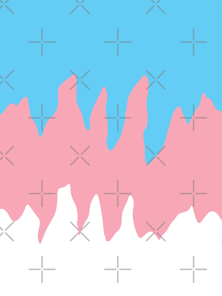 "Trippy Trans pride " Sticker by Blobsandfrogs | Redbubble