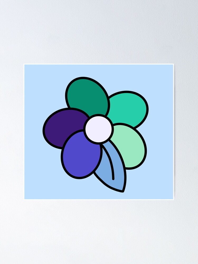 "new gay mlm nblm pride flag flower merch" Poster for Sale by ...