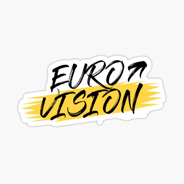 "eurovision" Sticker for Sale by maximashi | Redbubble