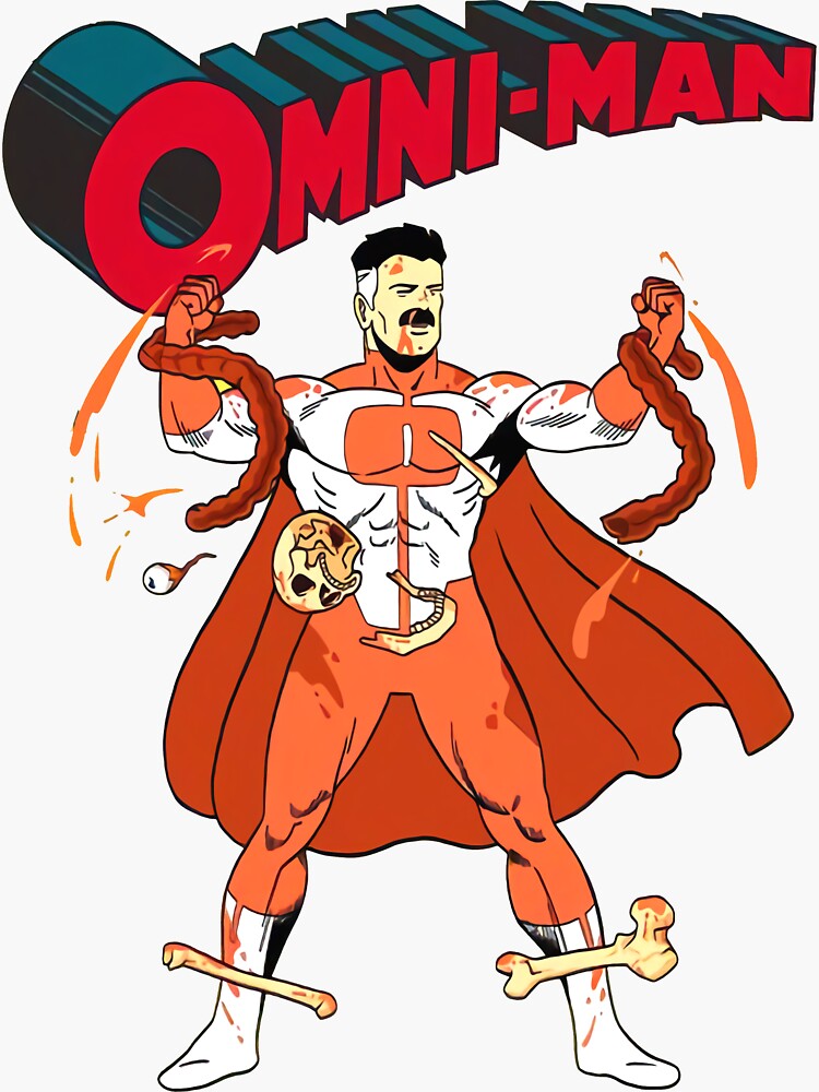 "Omi Man Classic Retro" Sticker by cacasuraca | Redbubble