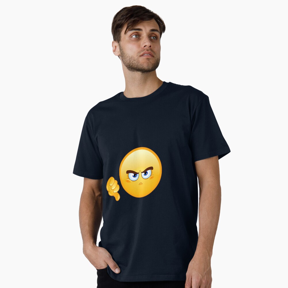 Sticker for Sale avec l'œuvre « Émoticône du pouce vers le bas » de l ...