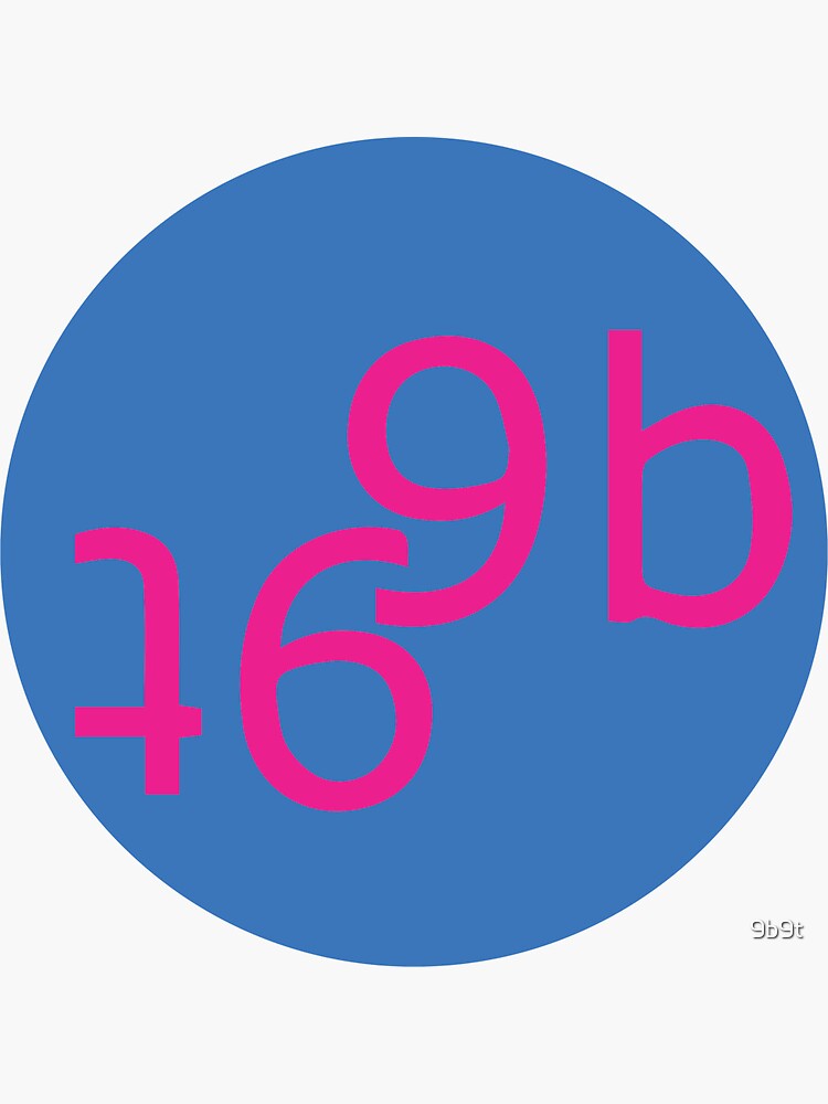 "9B9T Logo" Sticker for Sale by 9b9t | Redbubble