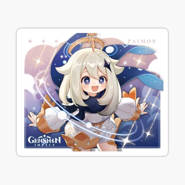 "Paimon - Genshin Impact" Sticker for Sale by Aka-Hanako | Redbubble