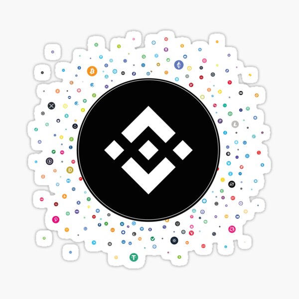 "Binance Universe Black" Sticker for Sale by Mars81 | Redbubble