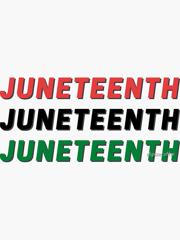 "Pan African Flag Multicolored Juneteenth" Sticker by alyssacuffie ...