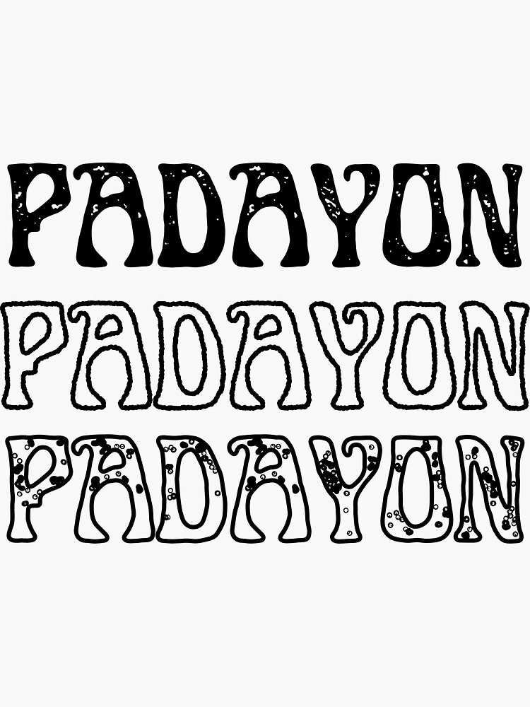 "PADAYON" Sticker for Sale by engrabbyyyy | Redbubble