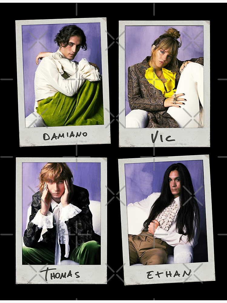 "MANESKIN Polaroid Måneskin" Photographic Print by lacato | Redbubble