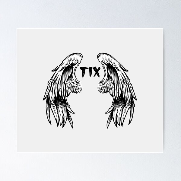"TIX fallen Angel" Poster for Sale by DahiyaTees | Redbubble