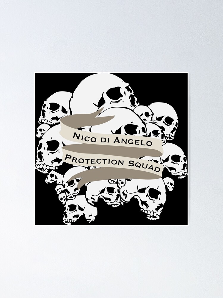 "Nico di Angelo Protection Squad" Poster by junior-my | Redbubble