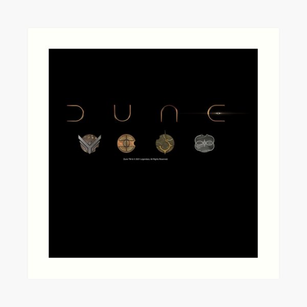 "Dune Logos : Inspired by Dune" Art Print by WonkyRobot | Redbubble