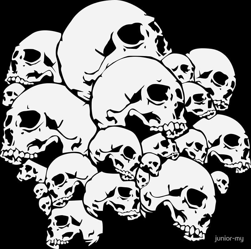 "Skull Collage" by junior-my | Redbubble